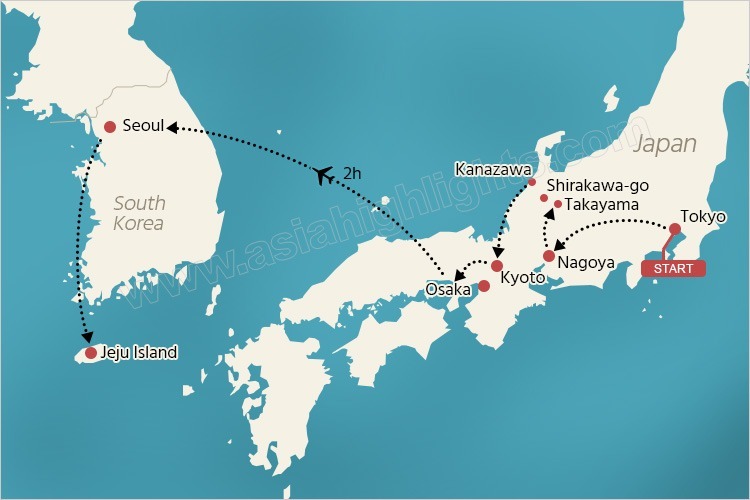 How to Plan a 2-Week Itinerary in Japan and South Korea